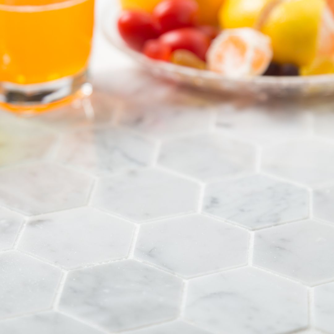 Marble mosaic tile can be used in a variety of settings, from traditio ...