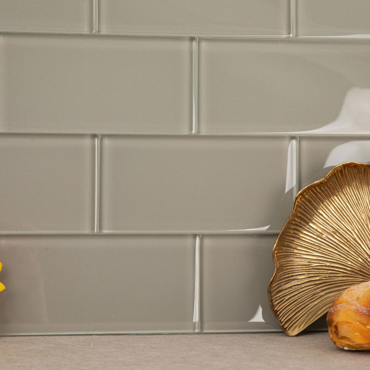 Light Gray Glass Subway Tiles, Multiple Sizes Available – Diflart